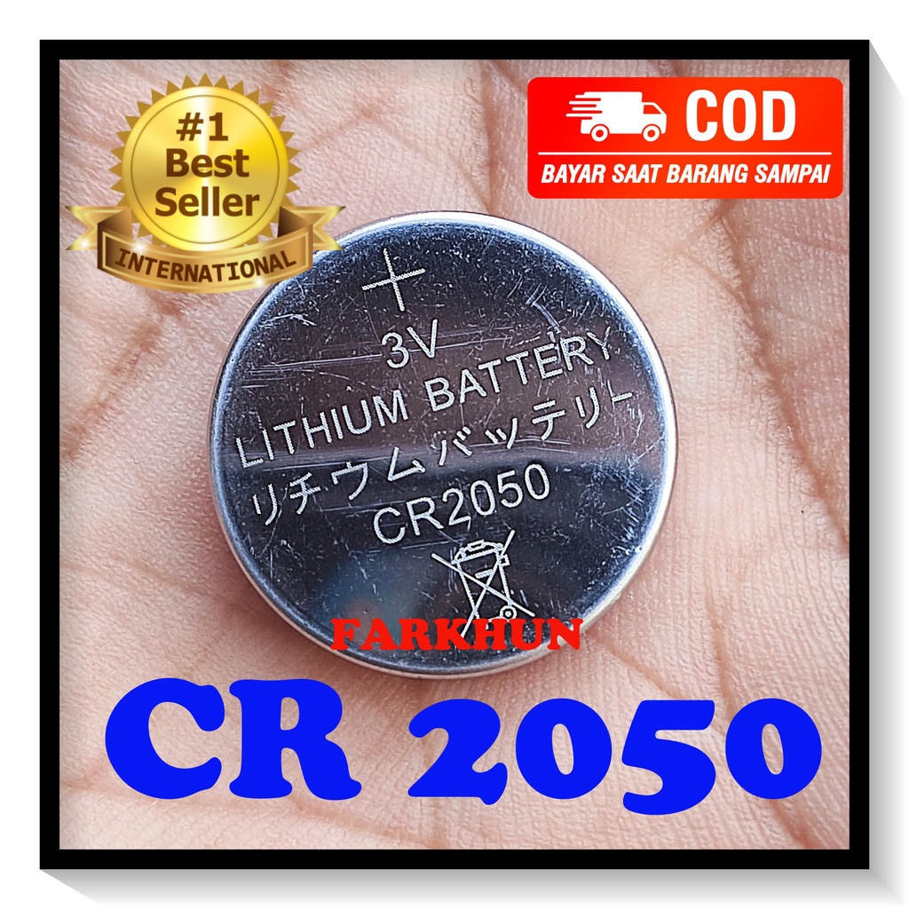 Jual BATERAI CR 2050 3V CR-2050 BATTERY CR2050 3 V BATRE LM LM2050 ...