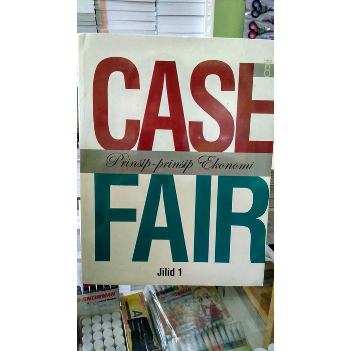 Jual ORIGINAL CASE FAIR JILID 1 EDISI 8 PRINSIP - PRINSIP EKONOMI ...