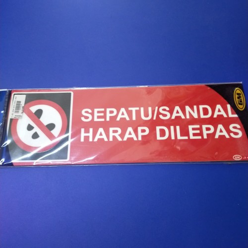 Jual GM label sepatu sandal harap lepas warna besar | Shopee Indonesia