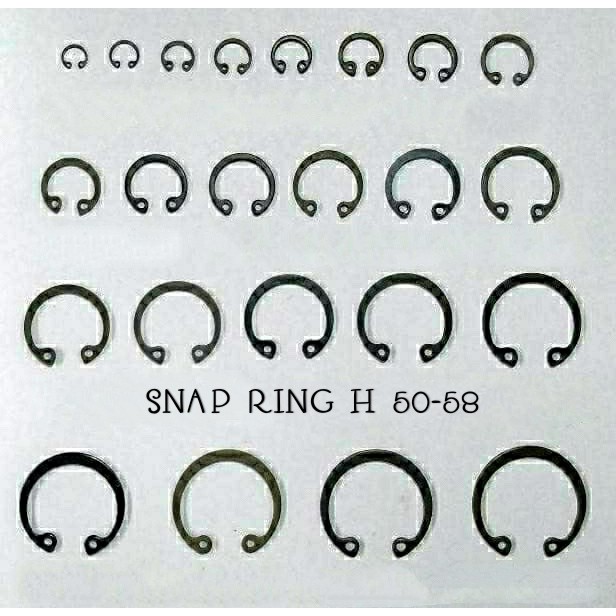 Jual Snap Ring Internal Retaining Circlip H-50, 51, 52, 54, 55, 56, 57 ...