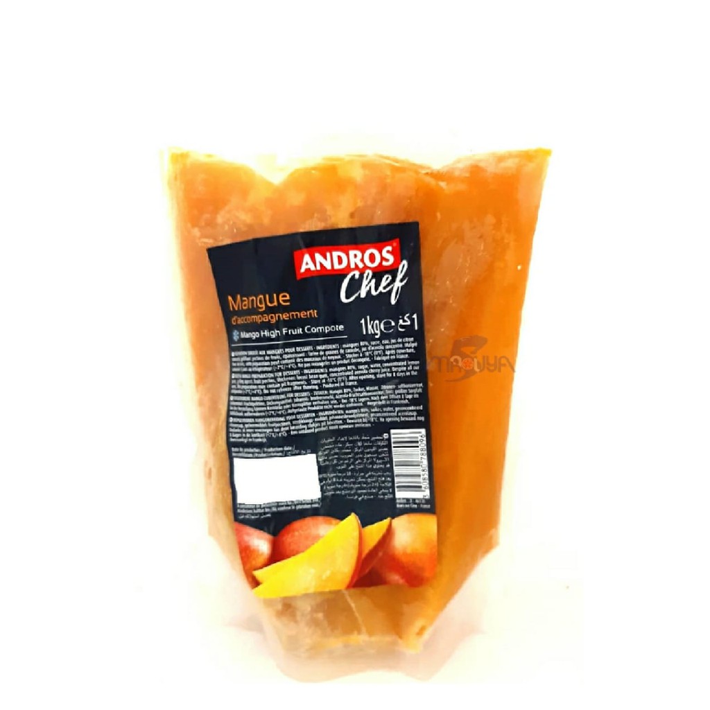 Jual ANDROS FRZ FRUIT COMPOTE MANGO 6X1KG - K0052 | Shopee Indonesia