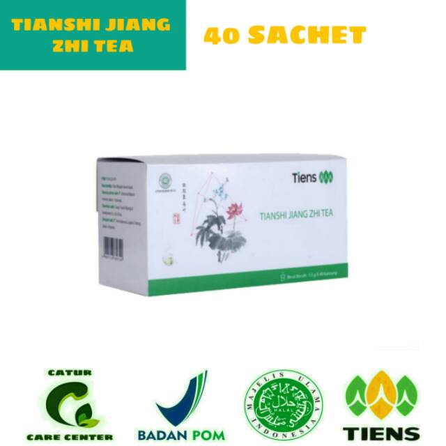 Jual TIANSHI JIANG ZHI TEA 40 sachet | Teh Herbal Hijau, Diet ...