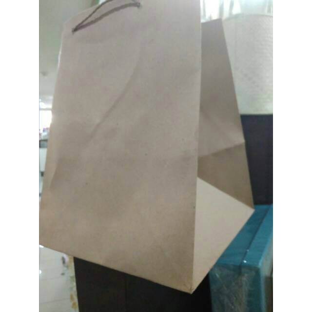 Jual Paper bag nasi box nasi 22/isi 12pcs termurah dan terlaris (12 ...