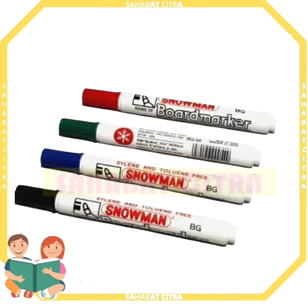 Jual SPIDOL SNOWMAN BOARDMAKER PCS 白板笔 | Shopee Indonesia