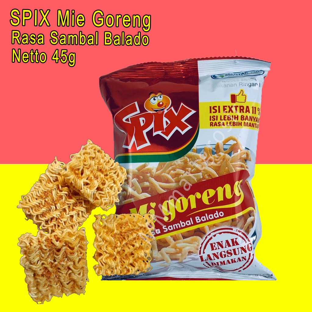 Jual Mie Spix / Mie Kering Instan / Mie Goreng Rasa Samabal Balado ...