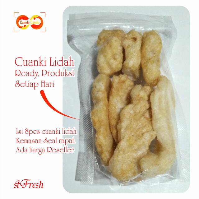 Jual CUANKI / CUANKIE LIDAH RASA IKAN TOPPING BASO ACI / SEBLAK / MIE / BAKSO | Shopee Indonesia