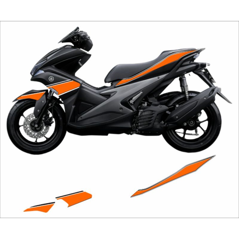 Jual STRIPING STICKER YAMAHA NVX 155 - LIST BODI YAMAHA AEROX 155 OLD ...