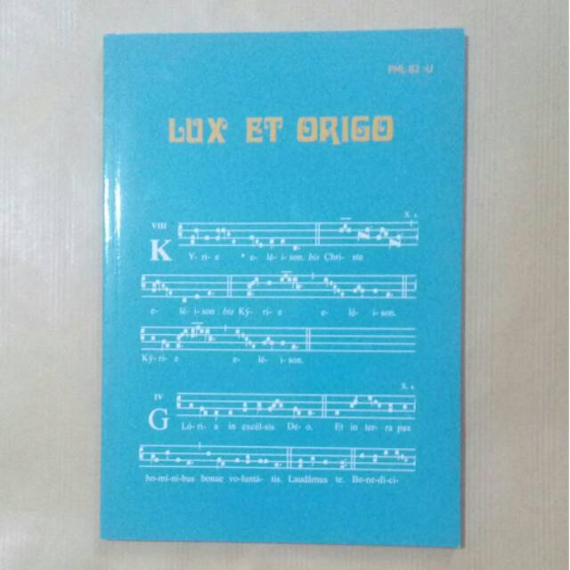 Jual Lux Et Origo - Lagu-lagu Gregorian - Propium Ordinarium & Lagu ...