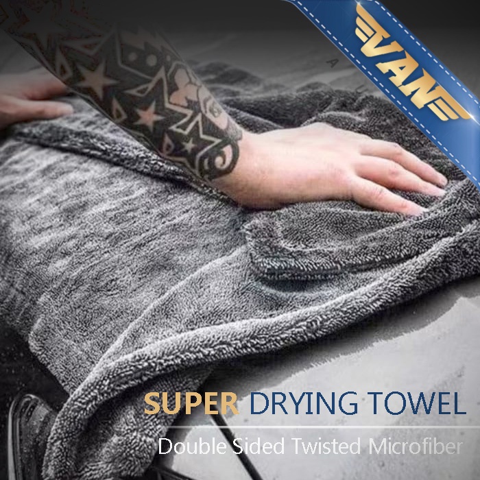 Jual Korean Twisted Microfiber 1350 gsm 2 sisi Lap Pengering Sekali ...