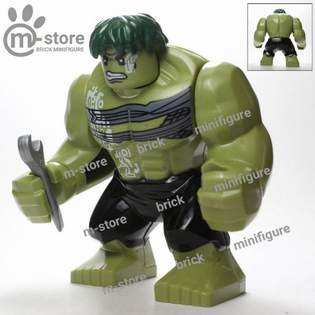 Jual lego hulk thor ragnarok brick big figure | Shopee Indonesia