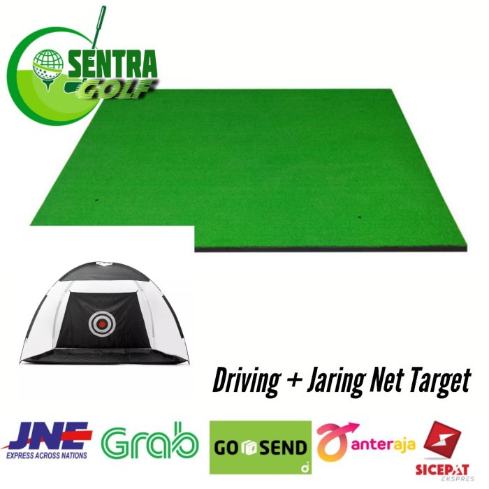 Jual Paket Tenda Jaring Target & Karpet Driving Swing Golf Free Tee ...