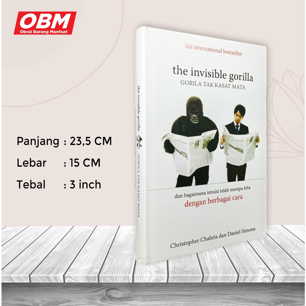 Jual BUKU THE INVISIBLE GORILLA : GORILLA TAK KASAT MATA///ORIGINAL ...