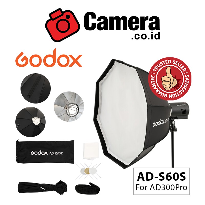Jual GODOX AD-S60S Umbrella Style Softbox Godox Mount for AD300 Pro ...