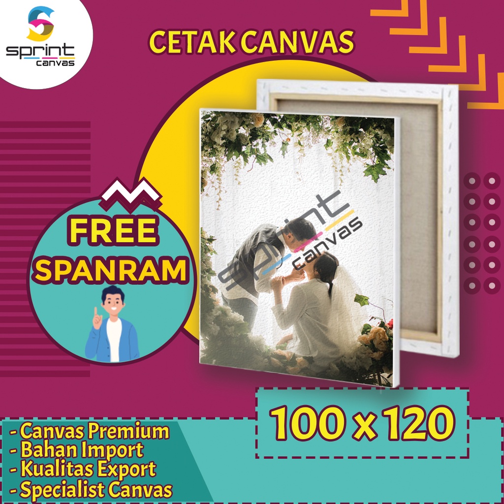 Jual PROMO Free Rangka Kayu Spanram - Print/Cetak Canvas/Kanvas Foto ...