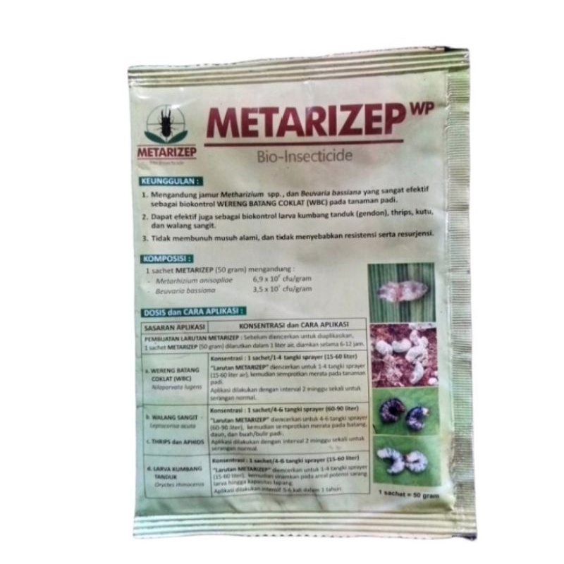 Jual insektisida Bio Metarizep 50gram | Shopee Indonesia