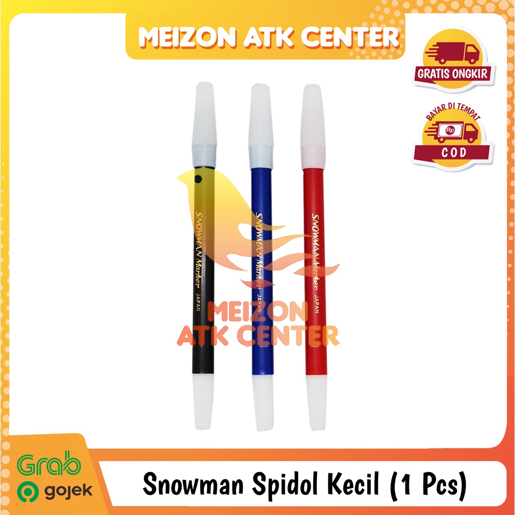 Jual SNOWMAN SPIDOL KECIL MARKER Pencil Type [1 PCS] | Shopee Indonesia