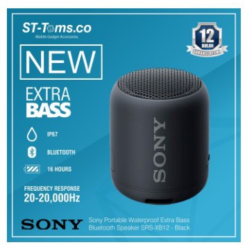 Jual Sony SRS-XB12 Extra Bass Portable Bluetooth Speaker SRS XB12 XB 12 - Hitam | Shopee Indonesia