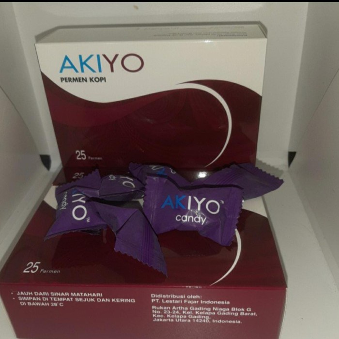 Jual Akiyo Candy Original Coffe Ginseng 25 pcs | Shopee Indonesia