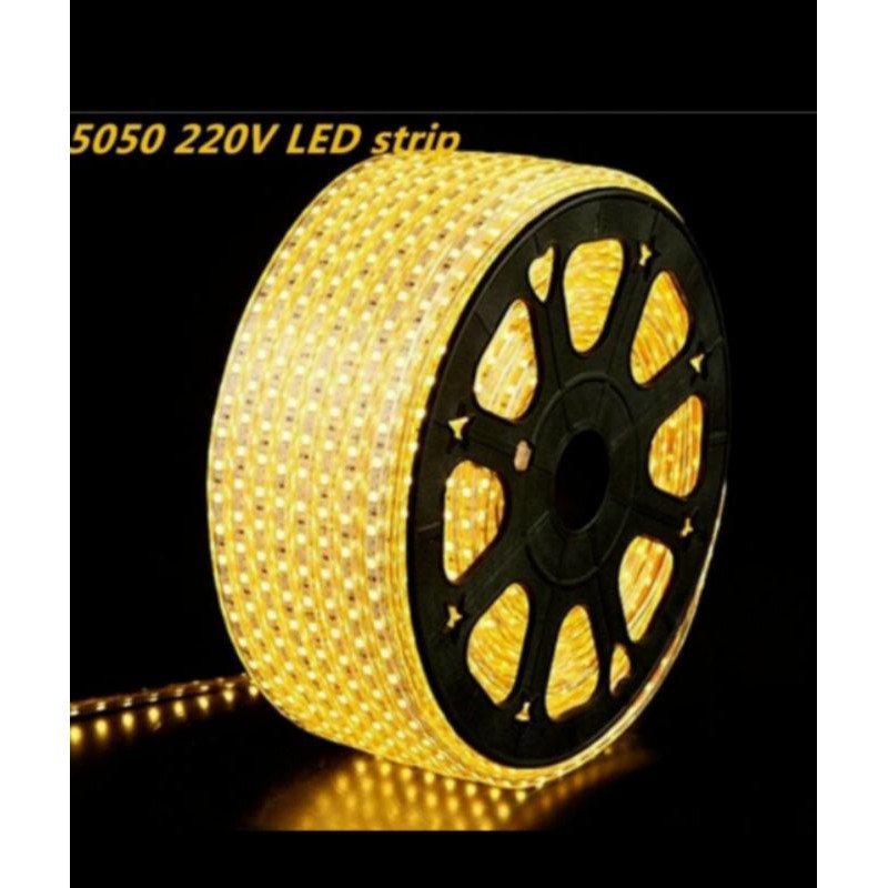 Jual Lampu led strip selang smd 5050 100m 100 meter / lampu plafon ...