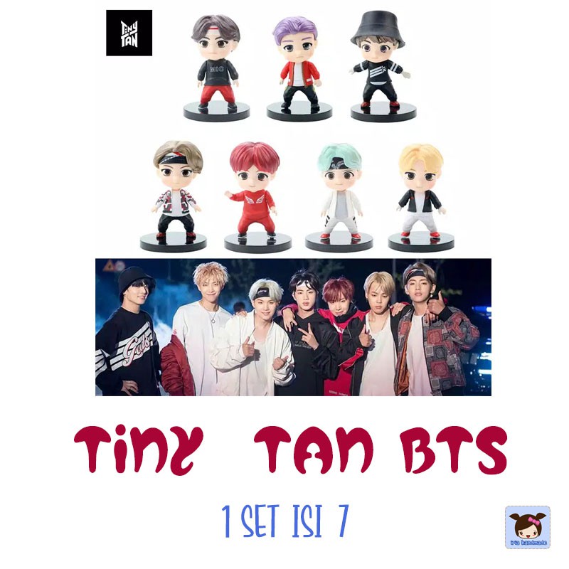 Jual Tiny Tan Figure Action BTS / BT21 / Bangtan - 1 set Mic Drop | Shopee Indonesia