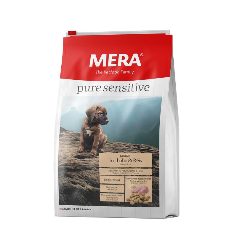 Jual REPACK 1kg !! Mera pure sensitive Junior Turkey & Rice / Makanan ...