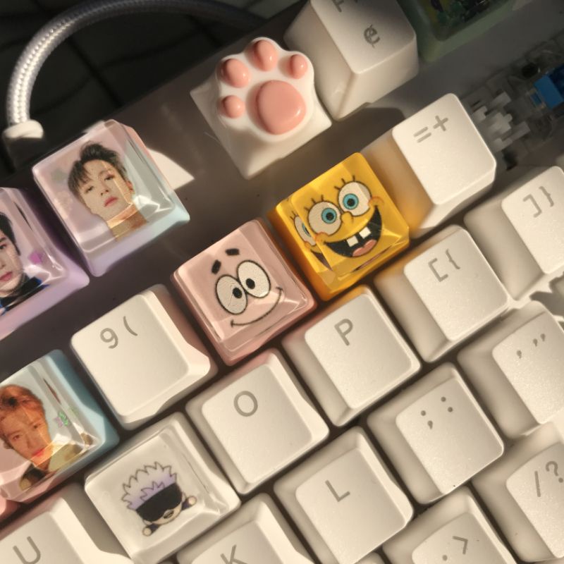 Jual Keycaps Spongebob & Patrick | Mechanical keyboard | Shopee Indonesia