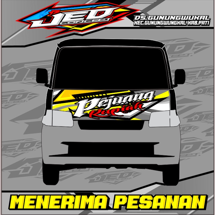 Jual stiker kap/kabin grandmax,stiker decal kabin grandmax ... Jual stiker kap/kabin grandmax,stiker decal kabin grandmax ...