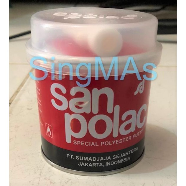Jual DEMPUL SANPOLAC 250gr 1/4KG kayu/mobil/motor/besi/plastik SAN ...