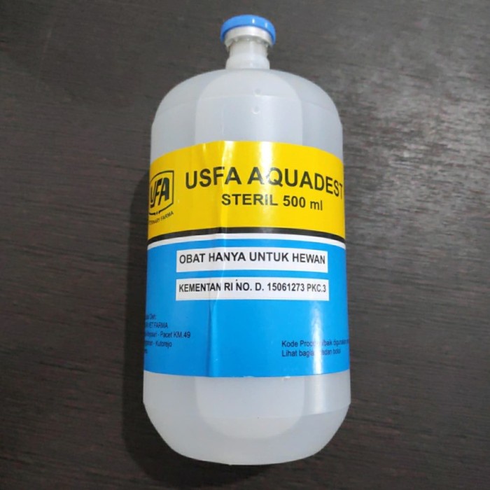 Jual Aquadest 500 ml steril - Air steril untuk pelarut | Shopee Indonesia