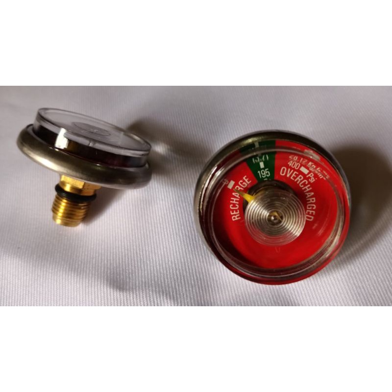 Jual pressure gauge meter merah apar alat pemadam api | Shopee Indonesia