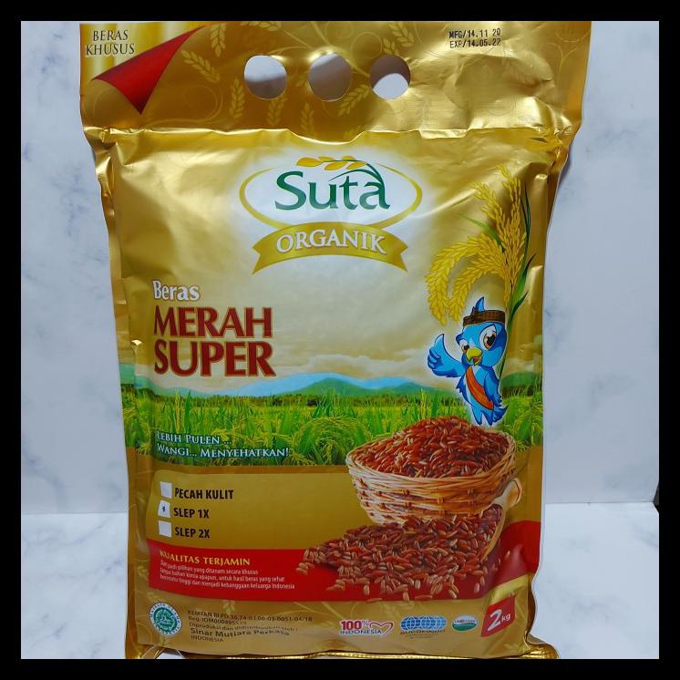 Jual Beras Merah Organik / Suta / Organic Rice (2Kg) | Shopee Indonesia