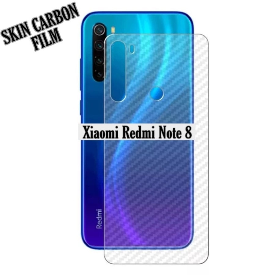 Jual Skin Carbon Redmi Note 8 Back Skin Handphone Protector | Shopee ...