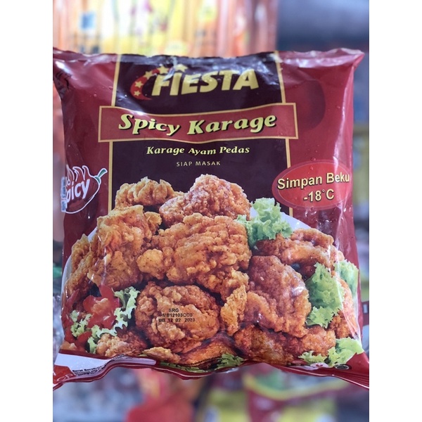 Jual Fiesta Spicy Karaage Karage / Karage Ayam Pedas 400gr | Shopee ...
