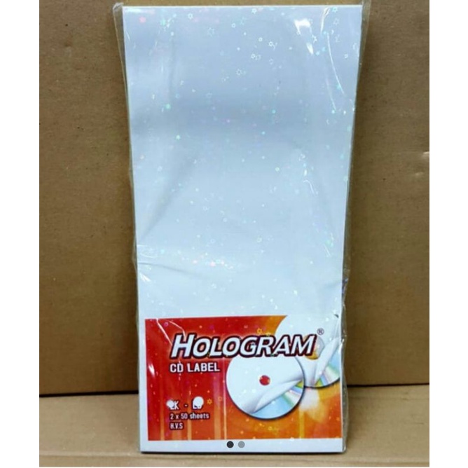 Jual Label Sticker CD/DVD Hvs Hologram Isi 50 Lembar | Shopee Indonesia