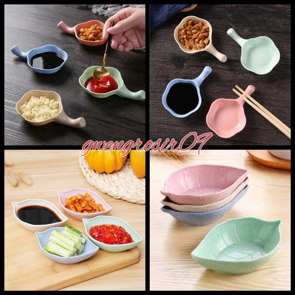 Jual Lepek Mangkuk Tempat Saos Kecap Bahan Jerami Wadah Saus Sambal ...