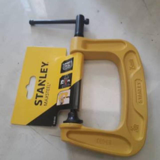 Jual Alat C Clamp MaxSteel 3" - 75mm 83-033 stanley | Shopee Indonesia