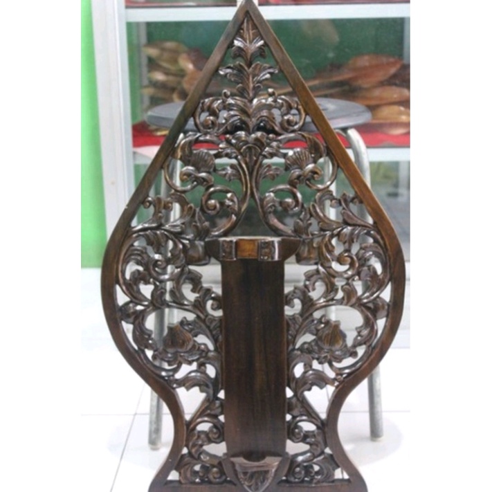 Jual Blawong Tempat Keris Kayu Jati Model Gunungan | Shopee Indonesia