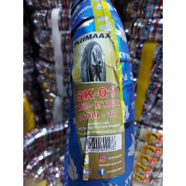Jual Ban Primax SK01 17 90 80 Primaax Sk-01 Tube Type Balap Racing Time ...