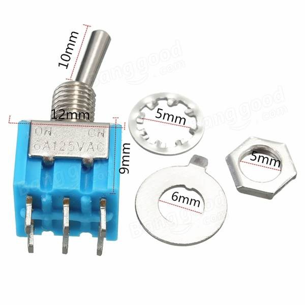 Jual MTS-102 MTS-103 MTS-202 MTS-203 DPDT On Off mini Toggle Switch ...