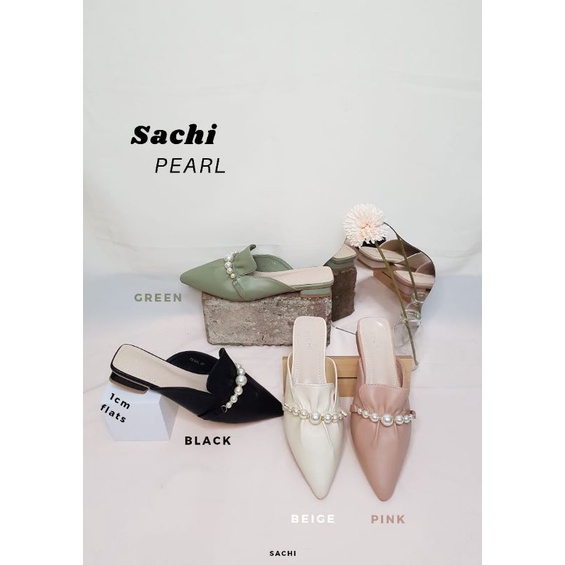 Jual Sandal Sepatu Tutup / SACHI / PEARL / Tinggi 2cm | Shopee Indonesia