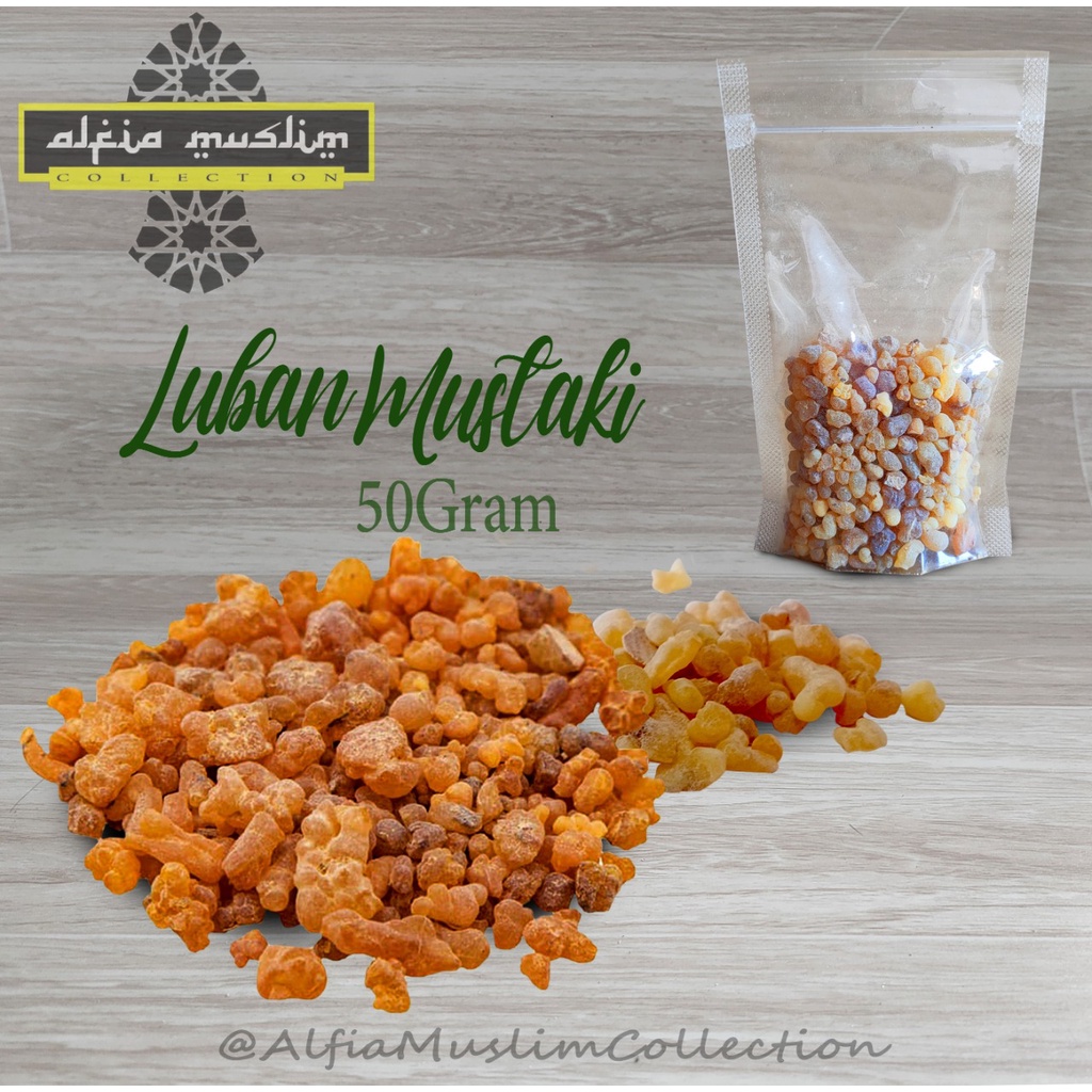 Jual LUBAN MUSTAQI BERAT BERSIH 50 GRM MENYAN ARAB LUBAN MENYAN BUHUR ...