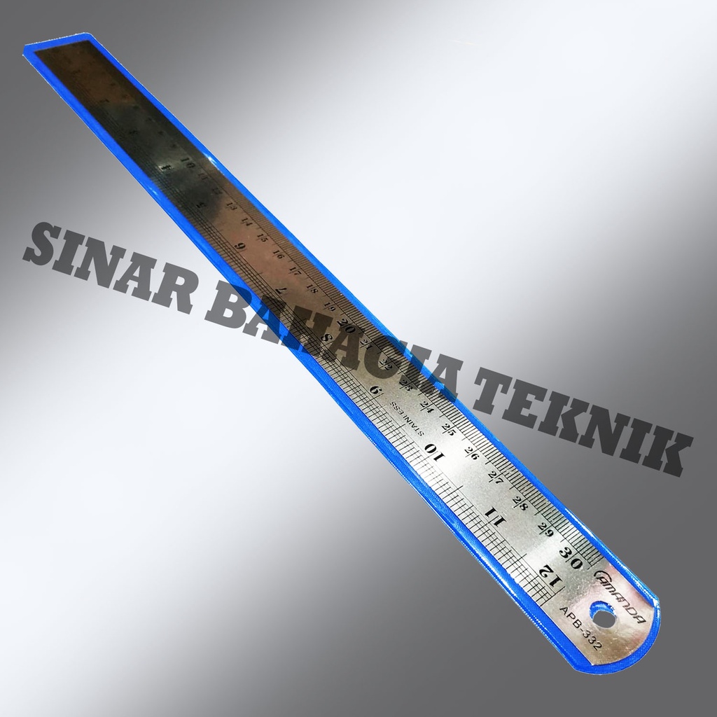 Jual PENGGARIS BESI 30CM / MISTAR 30 CM / GARISAN / PENGARIS DENGAN TABEL | Shopee Indonesia