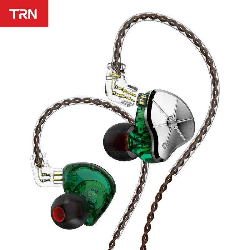 Jual TRN STM Earphone HiFi Custom Nozzle with Mic Headset IEM Hybrid ...