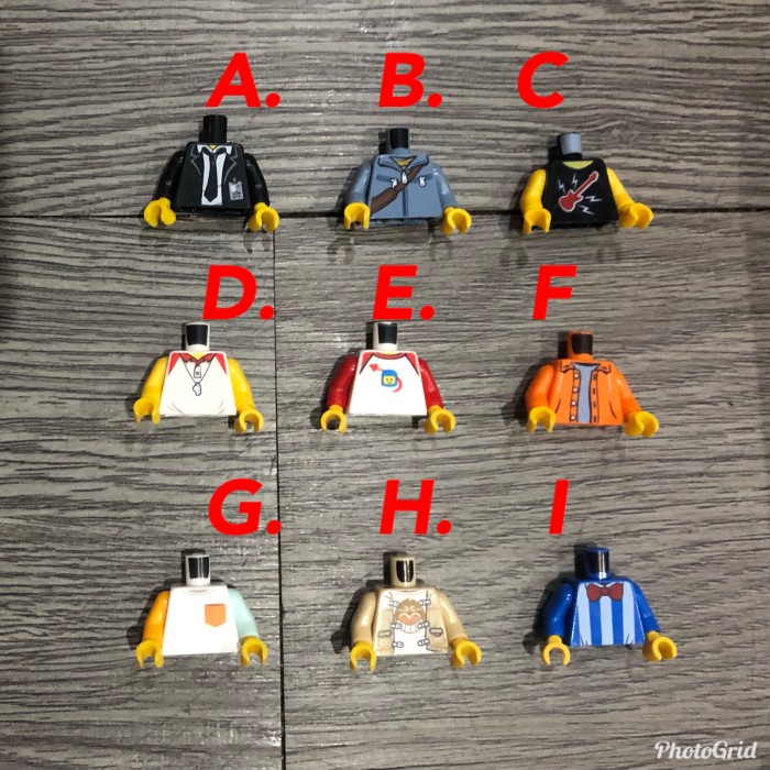 Jual Menakjubkan Lego Male Torso Series 2 Sale!!! | Shopee Indonesia