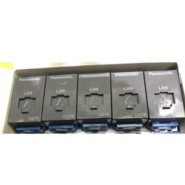 Jual modul data cat6 cat 6 hitam panasonic wej 24886 | Shopee Indonesia