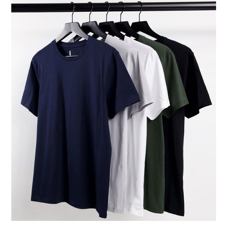 Jual [TEBAL] KAOS POLOS COTTON COMBED PREMIUM | PENDEK PRIA WANITA ...