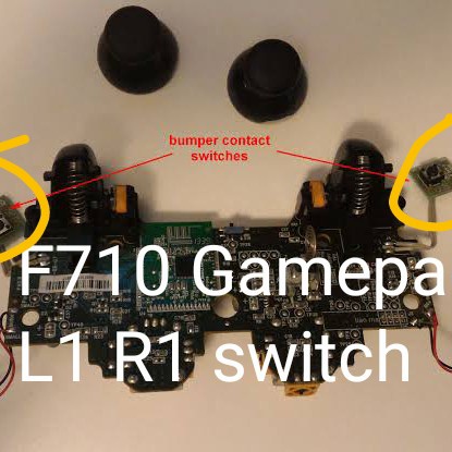 Jual switch L1 R1 joystik logitech F310 F510 F710 gamepad tact push ...
