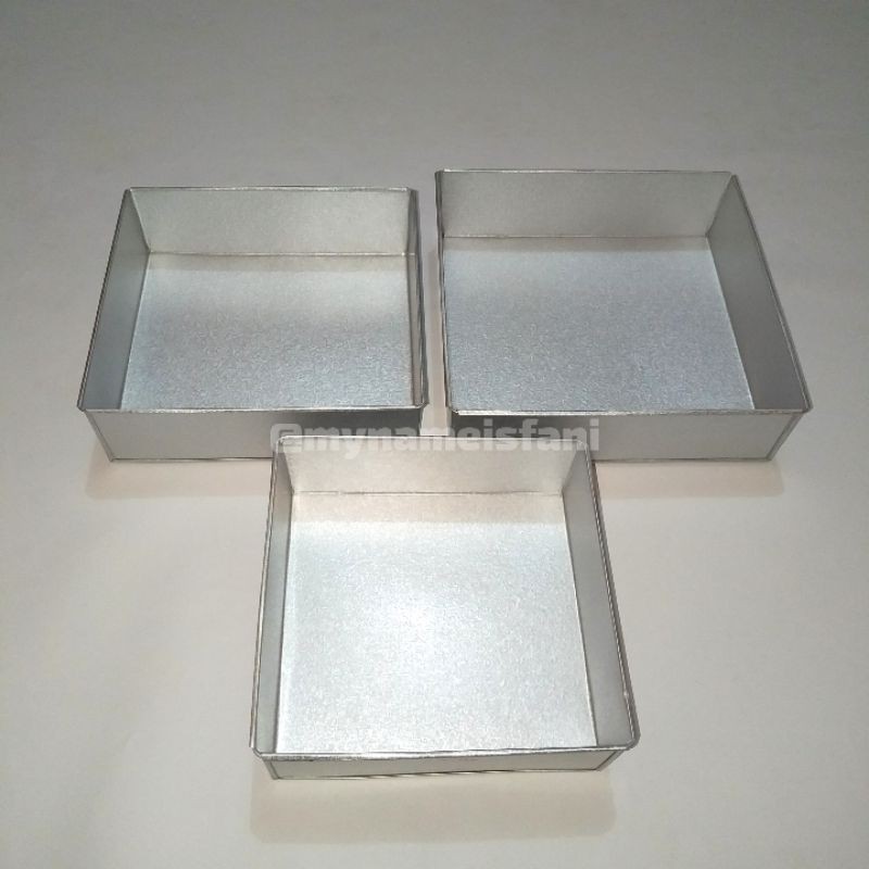 Jual Loyang Kue Persegi (Tersedia 3 Ukuran) | Shopee Indonesia