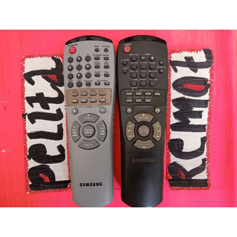 Jual Remote control Samsung tape compo original terlengkap | Shopee ...