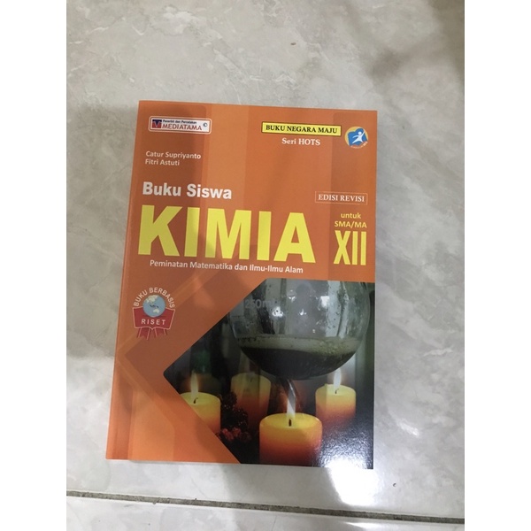 Jual Buku siswa kimia kelas XII-12 SMA/MA K13 revisi (mediatama ...